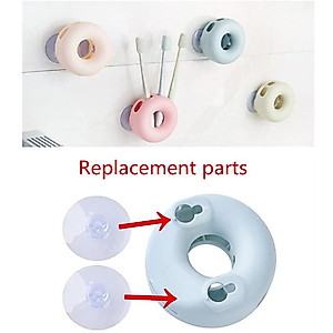 OMYZERO 100pcs Mini Clear Plastic Suction Cups Without Hooks (30mm)