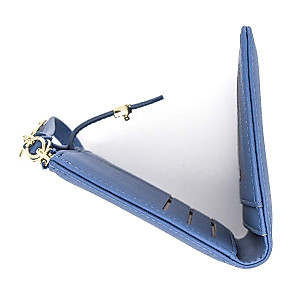 Valentoria Womens Long Wallet Wallet ClutchPurse Handbag Zipper Wristlet Pocket Card Holder (Denim Blue)