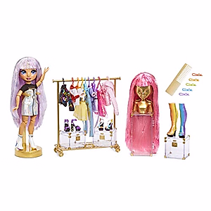 Rainbow High Fashion Studio with Avery Styles Fashion Doll Playset Includes Designer Outfits & 2 Sparkly Wigs for 300+ Looks, Gifts for Kids & Collectors, Toys for Kids Ages 6 7 8+ to 12 Years Old