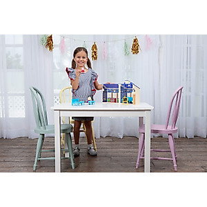 Peppa Pig School Playset, 9 Pieces - Includes Foldable School House Case, 3 Character Figures & Classroom Accessories - Back to School Toy Gift for Kids - Age 3+