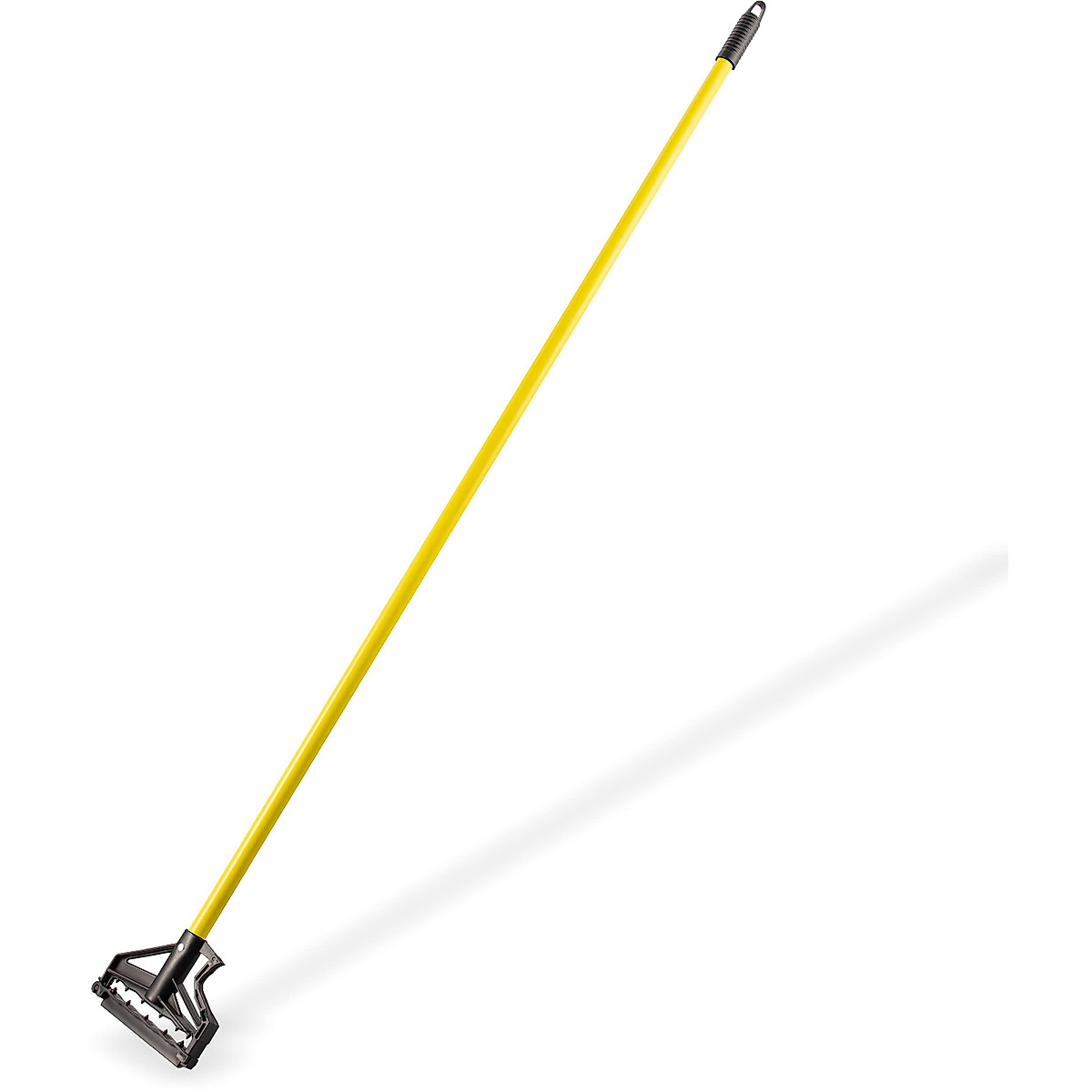 SPARTA 4166404 Spectrum Fiberglass Mop Handle With Quik-Release For Cleaning, Commercial, Residential, 60 Inches, Yellow