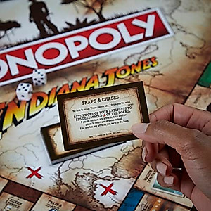 Hasbro Gaming Monopoly Indiana Jones Game, Inspired by The Indiana Jones Movies, Board Game for 2-6 Players, Ages 8 and Up