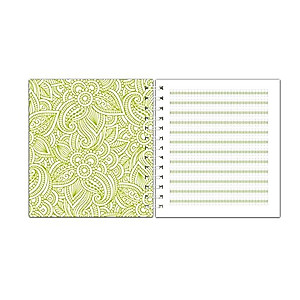 Channie’s Handwriting Improvement Spiral Notebook, Stylish Visual Writing & Printing Aid for Elementary School Students and Special Needs Kids & Teens, 120 Pages, Thick Paper, Size 10.5" x 9.5"