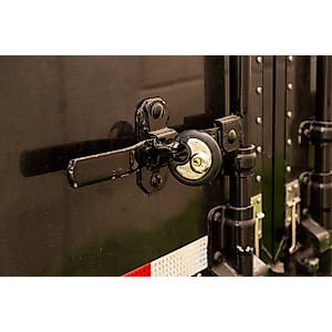 BRINKS Heavy Duty Padlock & Key 2 Pack- 70mm Stainless Steel Keyed Alike Commercial Discus Keyed Lock for Storage Shed, Garage, Locker, Sliding Doors, Cabinets & More Round with Steel Shackle, Black