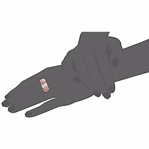 Sterling Silver Italian Rhodium Plated Flexible Mesh Ring, Size 6