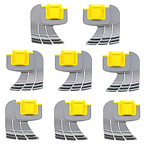 ATIE MX8 Elite, MX6 Elite, and Maxx Pool Cleaner Cyclonic Scrubbing Brush R0714400 Replacement for Zodiac Polaris MX8 Elite, MX6 Elite, and Maxx Scrubbing Brush R0714400 (8 Pack)
