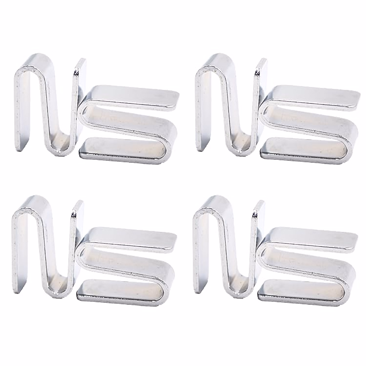 FUJIDENSO 8 Pack Wire Shelving S Hook/Connecting Wire Shelf Units Together/S Clips For Wire Sheling System (Chrome Plate)