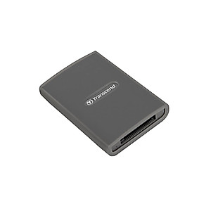Transcend CFexpress Card Reader, Type B, USB 3.2 Gen 2x2, 20 Gbps, Aluminum housing, Silicone Sleeve, for Photography and Cinematic Experts, Provide Type A and Type C Cables - TS-RDE2