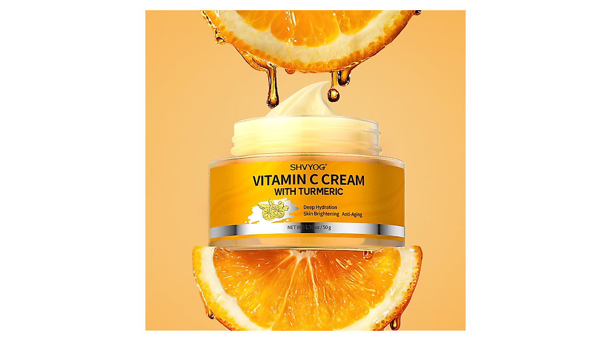 Vitamin C Face Moisturizer, Turmeric Vitamin C Face Cream, Anti-aging ...