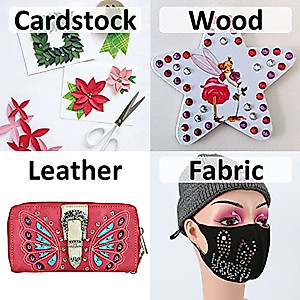 Hotfix Rhinestones Applicator with Large Rinestones Set, Flatback Pearls for Crafts Clothes Shoes, Bedazzler Kit with Rhinestones Hot Fixed Applicator Hot Fix Tool Badazzle Templates Crystal Bedazzle