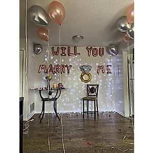 LaVenty Will you marry me Balloons Marry Me Balloons Marriage Proposal Ideas Wedding Proposal Decorations Decor Rose Gold Will you marry me Balloons