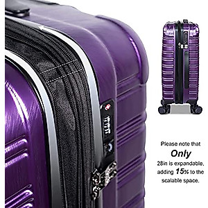 Feybaul Luggage Sets (Only 28in Expandable)Carry on Suitcase with Spinner Wheels
