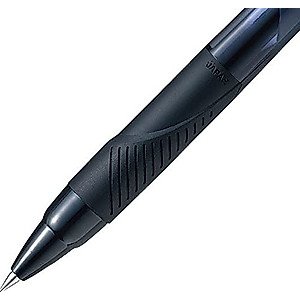 uni Jetstream Standard Ballpoint Pen - 0.38 mm - Black Ink - Black Body