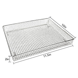 Stainless Steel Baking Tray Pan and Air Fryer Basket (Basket)