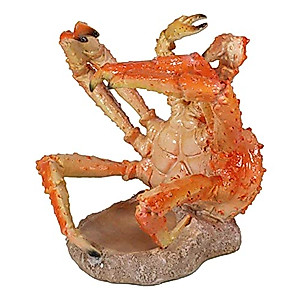 Ebros Gift Nautical Coastal Giant Spider Anthropod Crab Wine Bottle Holder Caddy Figurine Home Kitchen Dining Party Hosting Decor Sea Life Marine Seafood Crustacean Statue