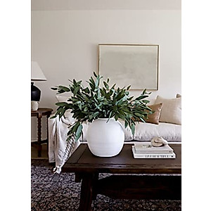 ANNIE&PANDA 3 Pack Faux Real Touch Artificial Eucalyptus Stems with Seeds 31'' Tall Fake Plants Leaves Olive Tree Branches Faux Greenery Stems for Bridal Wedding Bouquet Vase Table Centerpiece Decor