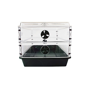 EarlyGrow 93807 Domed Propagator, 2 Height Extenders, Green