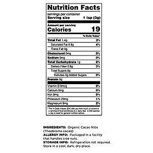 Terrasoul Superfoods Raw Organic Cacao Nibs, 2 Lbs (2 Pack) - Raw | Keto | Vegan