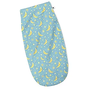 Henry Hunter Baby Swaddle Sack | The Simple Swaddle | Soft Stretchy Cotton Swaddles for Newborns | Baby Swaddles 0-3 Months, Swaddle Blankets for Baby Boy, Pack of 3, Cloud | Moon | Light Heather