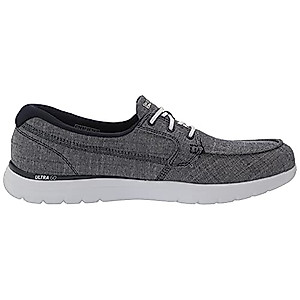 Skechers Women's ON-The-GO Flex-Ashore Boat Shoe, Navy, 9