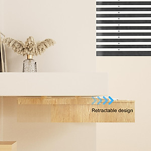 Wooden Mountable Drawer for Under Desk,Drawer Organizer with Screws,Paper Plate Dispenser,Organizing All Kinds of Items,for Kitchen/Pantry/Bedroom