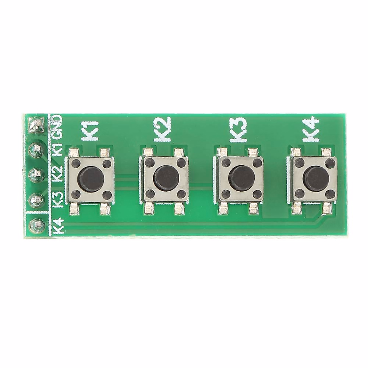 4 Key Keyboard Module Universal Dumpling Press 4 Key Push Button Switch Module Keyboard Board for DIY Accessory Kit DC 0-48V