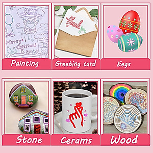 OLINGYOU Outline Markers, 12 Colors Shimmer Markers Set, Self Outline Metallic Outline Marker Pen Set for Art, Drawing, Doodling, Card Making, Greeting Cards, DIY Crafts