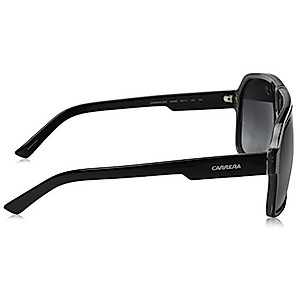 Carrera CA33/S Pilot Sunglasses, Black Cry Grey Frame/Dkgray Gradient Lens, 62 mm