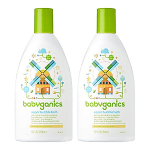 Babyganics Vapor Bubble Bath Bundle - 2 Items: 12 oz Bottles
