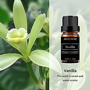 2pcs Vanilla Essential Oils for Massage, Diffuser, Humidifier - 100% Pure Fragrance Oil 10ML
