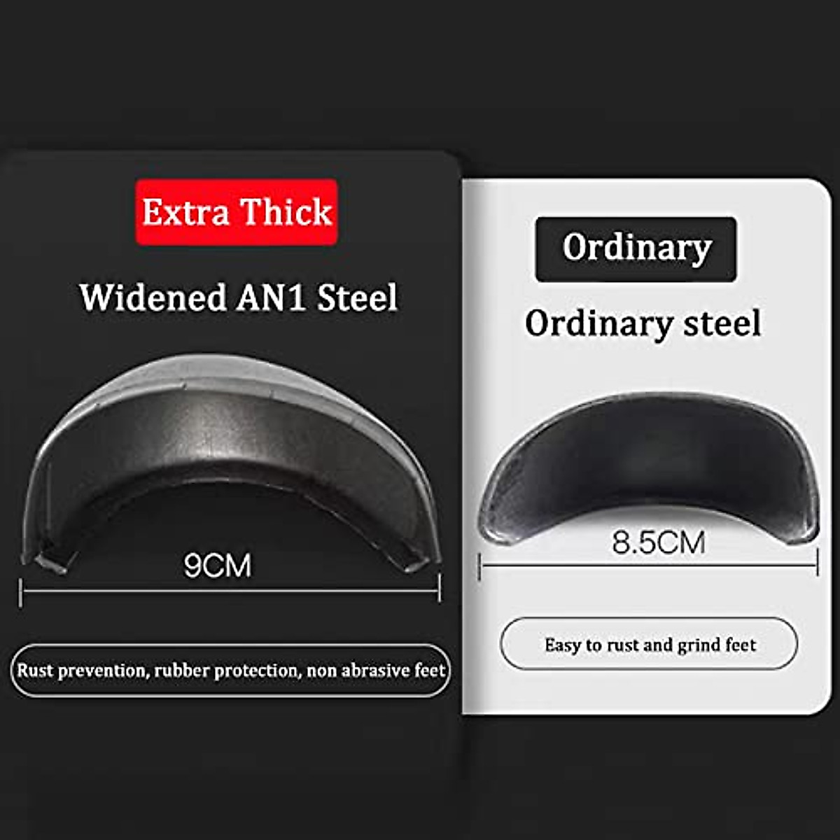 Withtens Steel Toe Shoes for Women Lightweight Tennis Shoes Breathable Safety Sneakers Slip on Shoes for Work Black Womens Steel Toe Boots (Black, 8)