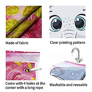 Dill-Dall Girl Baby Shower Door Banner, Oh Baby It's A Girl Sign, Girl Baby Shower / Gender Reveal / Welcome Baby Photography Background