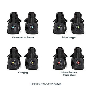 DropLabs EP 01 Triple Black Haptic Gaming Sneaker, Men, Size 12, for Music, Movies, VR, Bluetooth, 360 Haptic Feedback, 6-Hour Battery Life, Magnetic Charge Connector, Water Resistant, Black, M-EP1-US-A-12