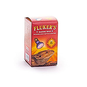 Fluker's Basking Spotlight Bulbs for Reptiles Black, 60 Watts, Black, 1 Count (Pack of 1)
