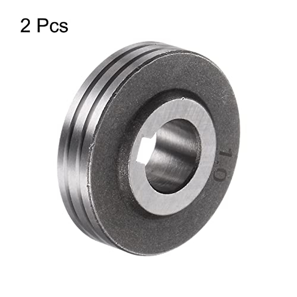 HARFINGTON 2pcs Mig Welder Wire Feed Drive Roller 35x12x11x4mm Keyway Width Roll Parts Replacement U Groove 0.04"