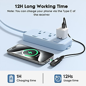 USB C Mini Wireless Lavalier Microphone for iPhone 15 16, iOS and Android Devices - Noise Reduction Lapel Mic for Recording, Clip on Mic, Omni Lav Mic for Video Recording, Tiktok, Youtube, Vlog