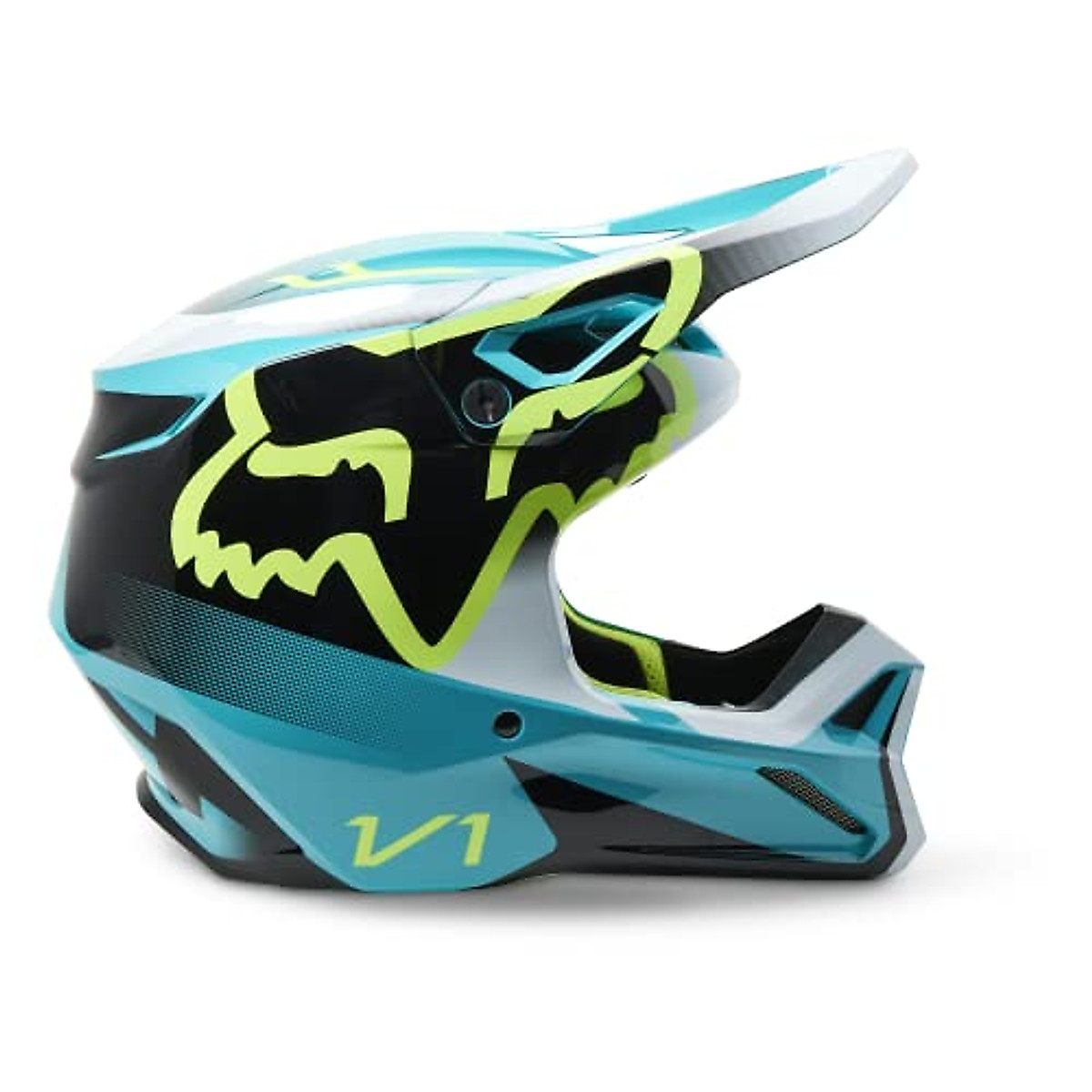 Fox Racing V1 Motocross Helmet, LEED Teal, Medium