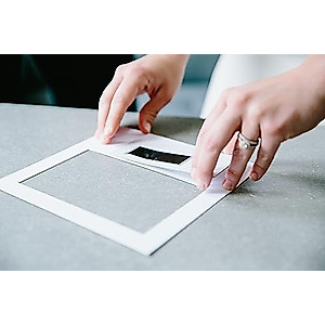 Reece Studio Thumbprint Sonogram Picture Frame, Gender Neutral Baby Keepsake Frame, Family Keepsake, With Included Ink Pad For Mom And Dad's Thumbprints