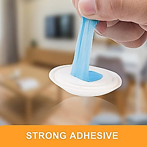 VABNEER Door Stopper, White Door Stopper, self-Adhesive Door Stopper, Door Buffer, White Door Stop, White Door Stopper