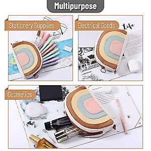 Mr. Pen- Boho Pencil Case, Large Capacity Pencil Pouch, Pencil Bag, Pen Case, Pen Pouch, Pen Bag, Pencil Pouches, Pencil Bags, Rainbow Pencil Case, School Pencil Case, College Pencil Case