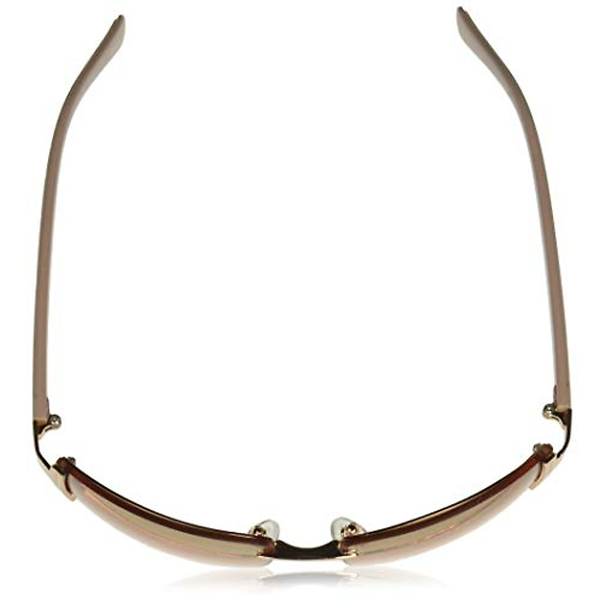 SOUTHPOLE Women's 1022SP Slim Retro Metal UV400 Protective Rectangular Sunglasses. Cool Gifts for Her, 51mm, Rose Gold, 51 mm