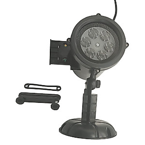 Christmas Projector Lights Outdoor Projector Lights Waterproof Plug in Moving Effect Wall Mountable for Halloween Christmas Holiday New Year Home Party Decoration Show (Reindeer Santa)