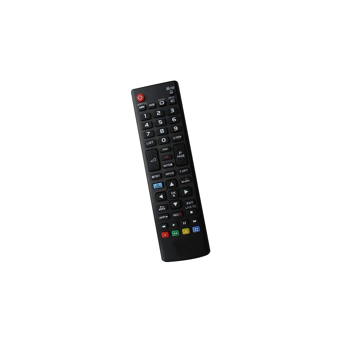 HCDZ Replacement Remote Control for LG 32LJ500B 24LJ4540-WU 32LJ550M 32LK540BPUA 4K UHD HDR Smart LED TV