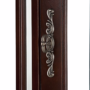 Home Decorators Collection Vitric Lighted Curio, 70" Hx21 Wx16 D, Mahogany