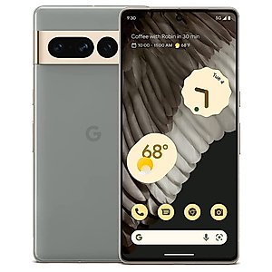 Google Pixel 7 Pro 5G 128GB 12GB RAM 24-Hour Battery Factory Unlocked for All Carriers Global Version - Hazel