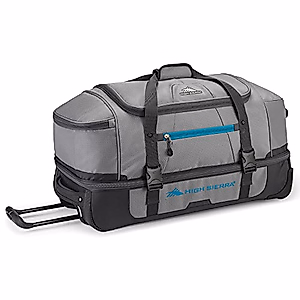 High Sierra Travel Bag, Steel Grey/Mercury, 28 Inch