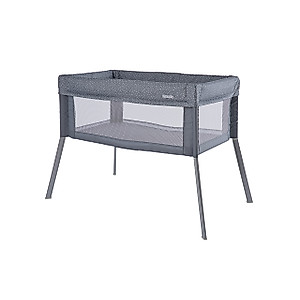 Kolcraft Healthy Lite Portable Lightweight Travel Infant and Baby Bassinet for Home or Travel, Secure and Comfortable for Newborn, Compact Fold - Gray