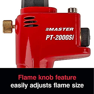 Master Appliance PT-2000Si – Optimized High Intensity Adjustable Flame, Trigger Start, Heavy Duty Blow Torch Head, Compatible with Propane or Mapp Gas