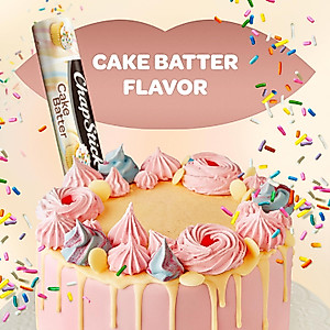ChapStick Bulk Lip Balm, Cake Batter, 12-Pack – Delicious & Sweet Lip Moisturizer for Dry Lips, Birthday Gifts, Stocking Stuffers, 0.15