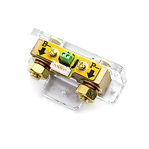 QWORK Battery Monitor Voltmeter Ammeter, Voltage Range 8V-80V and up to 500A, Voltage Current Meter with 13 ft Custom Cable